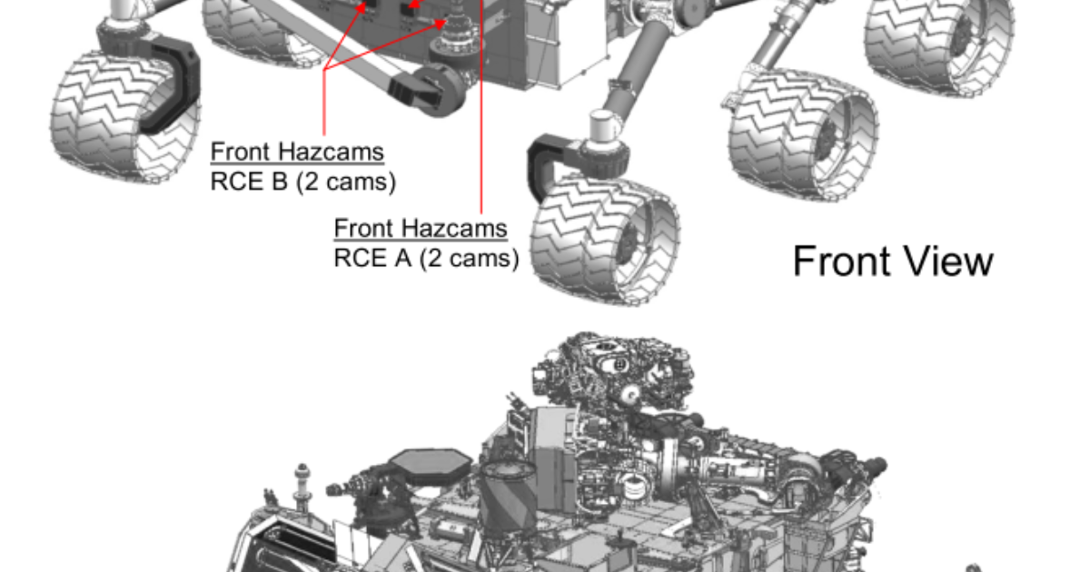 mars rover hazard camera