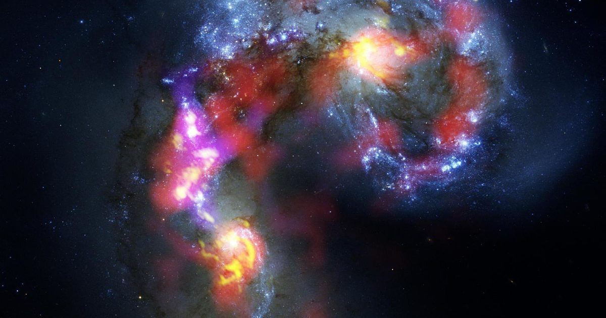 ALMA and Hubble Composite of the Antennae… | The Planetary Society