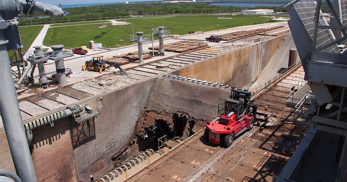 So long, flame trench deflector | The Planetary Society