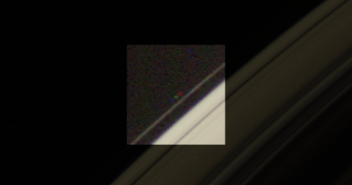 Pandora barely visible | The Planetary Society