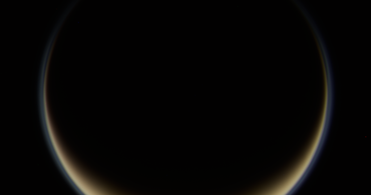 Thin Crescent Titan, 24 July 2012 | The Planetary Society