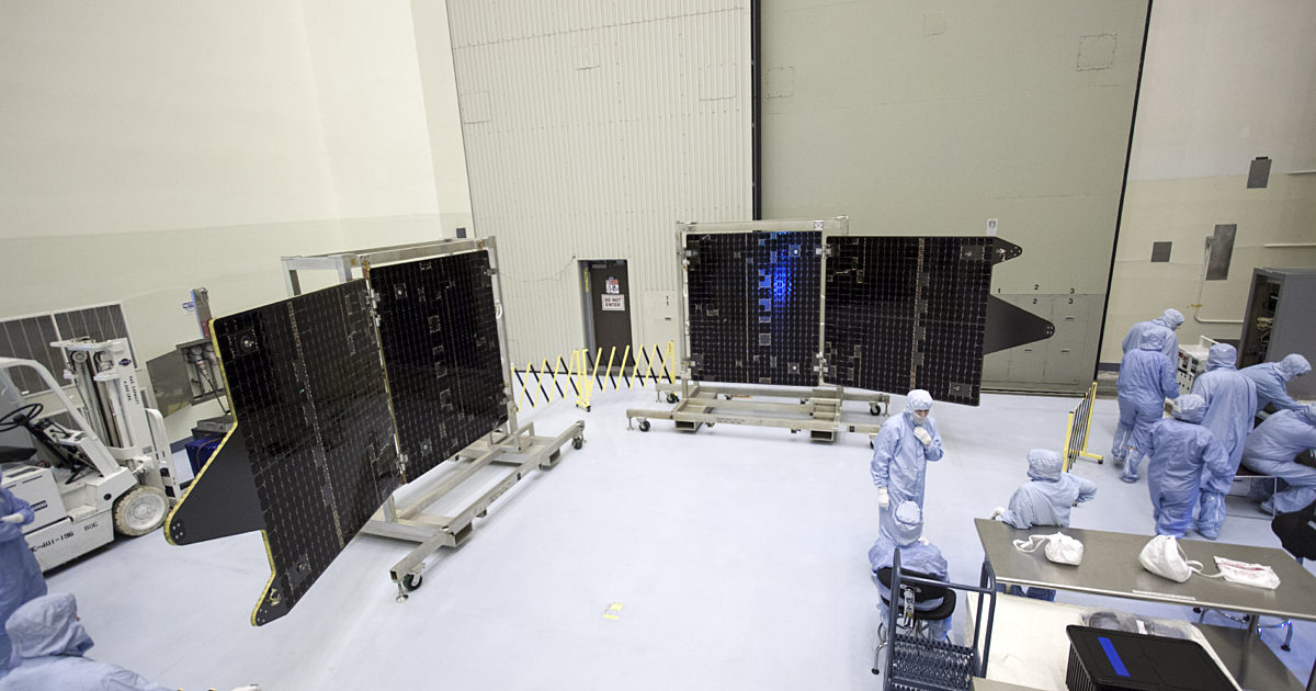 Test-deploying MAVEN's solar panels, August… | The Planetary Society