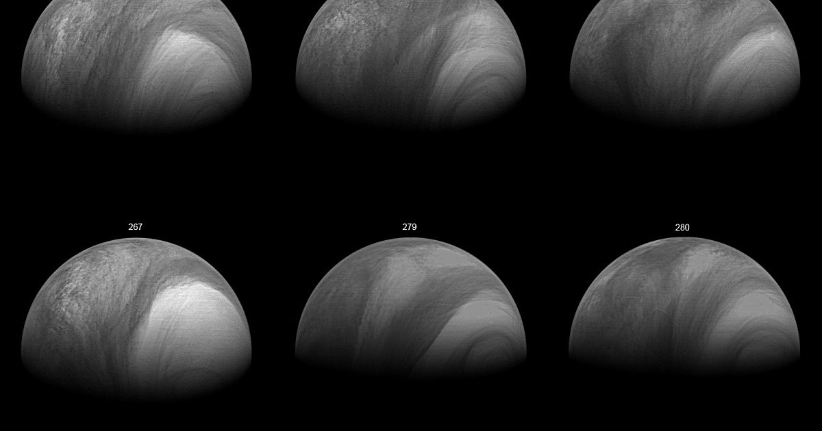 Changes in Venus' south pole over time | The Planetary Society