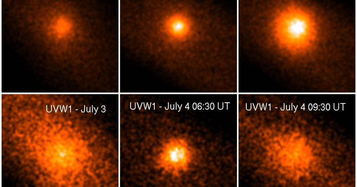 The Deep Impact Impact onto Tempel 1 as… | The Planetary Society