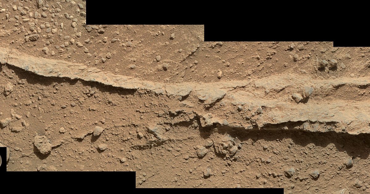 Close-up of Ridge in Rock Outcrop at… | The Planetary Society