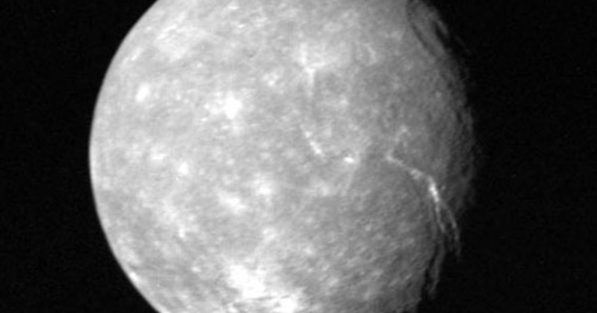 Uranus’s moon Titania as seen in low… | The Planetary Society