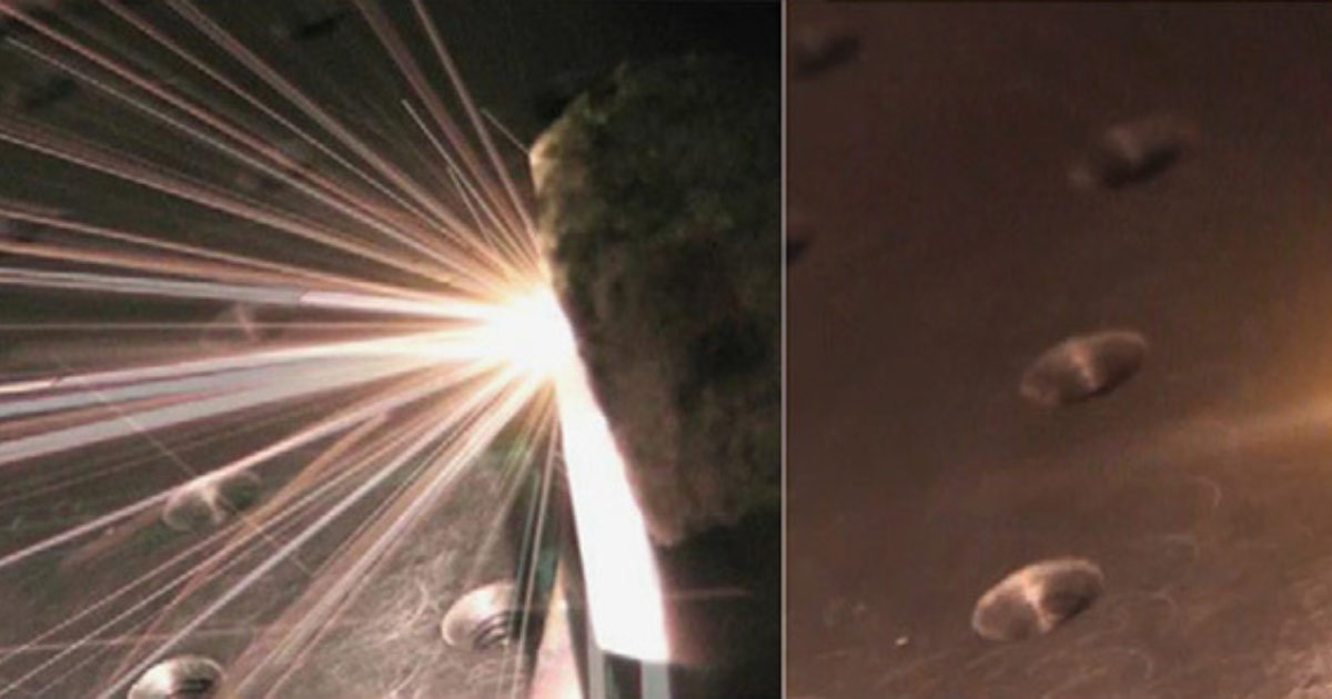 Laser Bees: Zapping Olivine Rock with a Laser | The Planetary Society