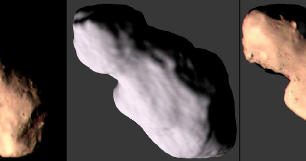 Comparison of Toutatis images and shape model | The Planetary Society
