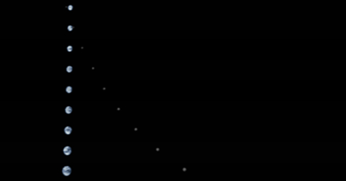 The Moon transiting Earth as seen from Juno | The Planetary Society