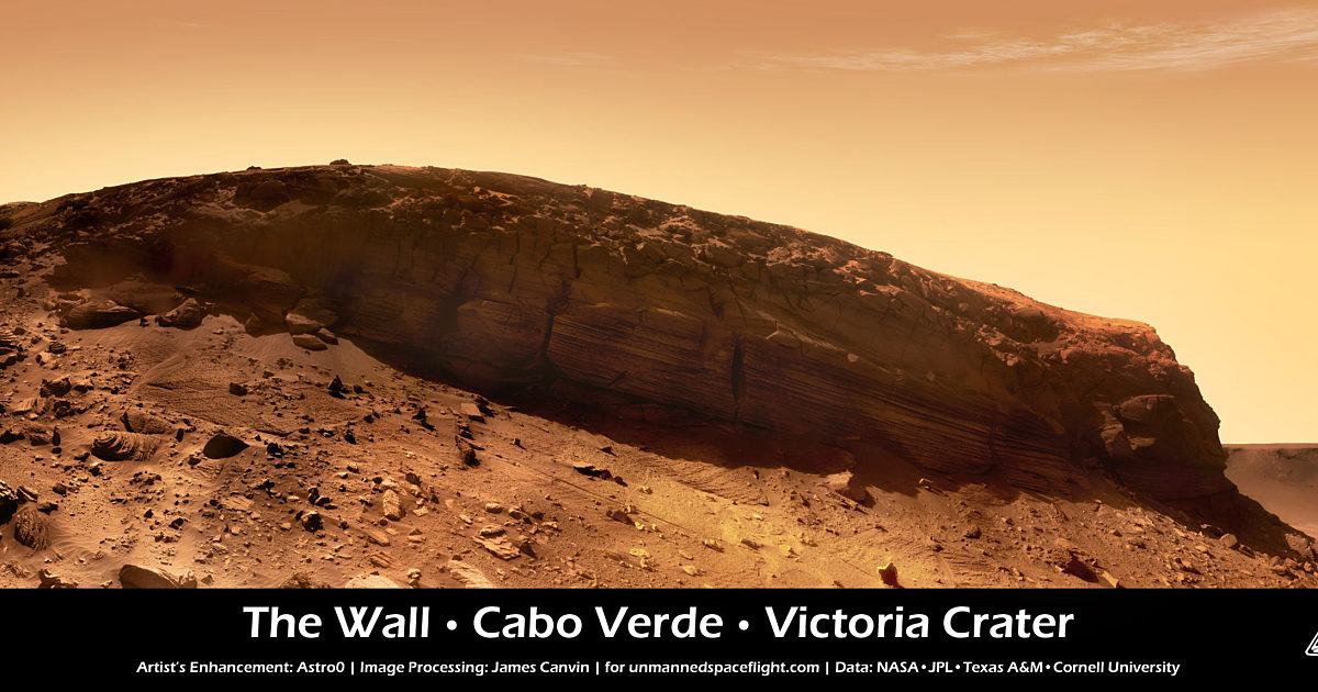 Cape Verde panorama from Opportunity, sols… | The Planetary Society