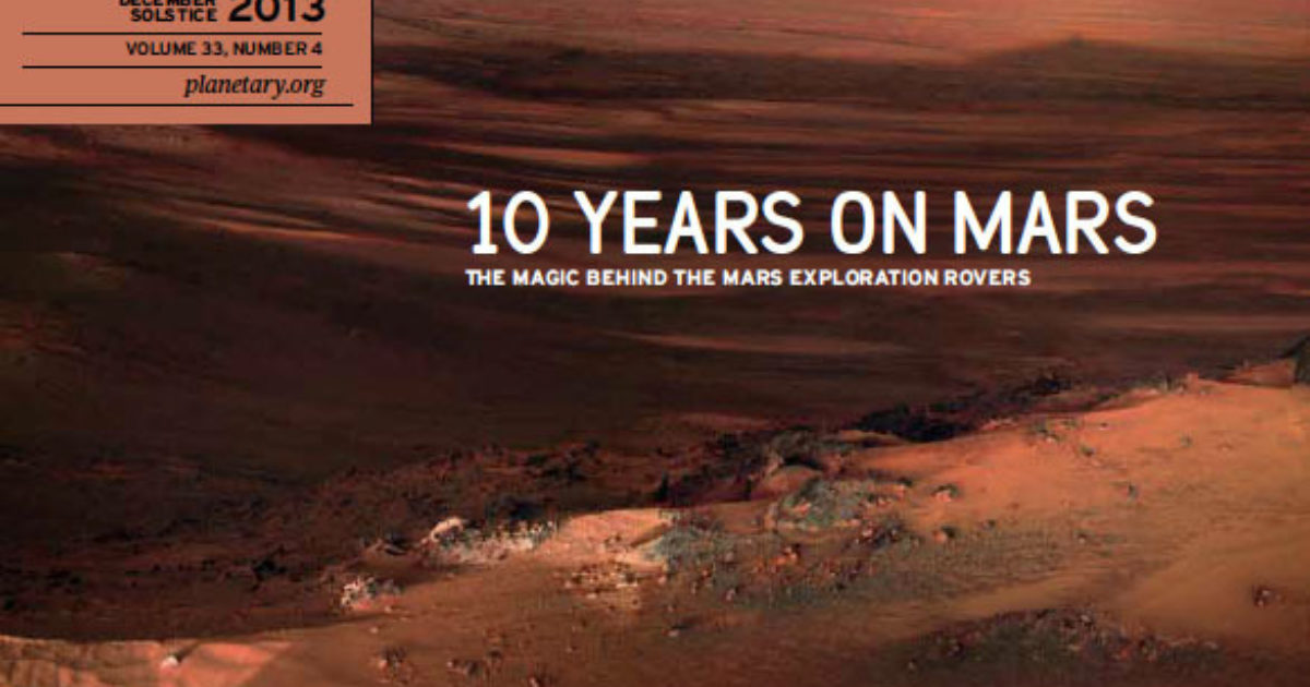 10 Years on Mars: The Magic Behind the Mars… | The Planetary Society