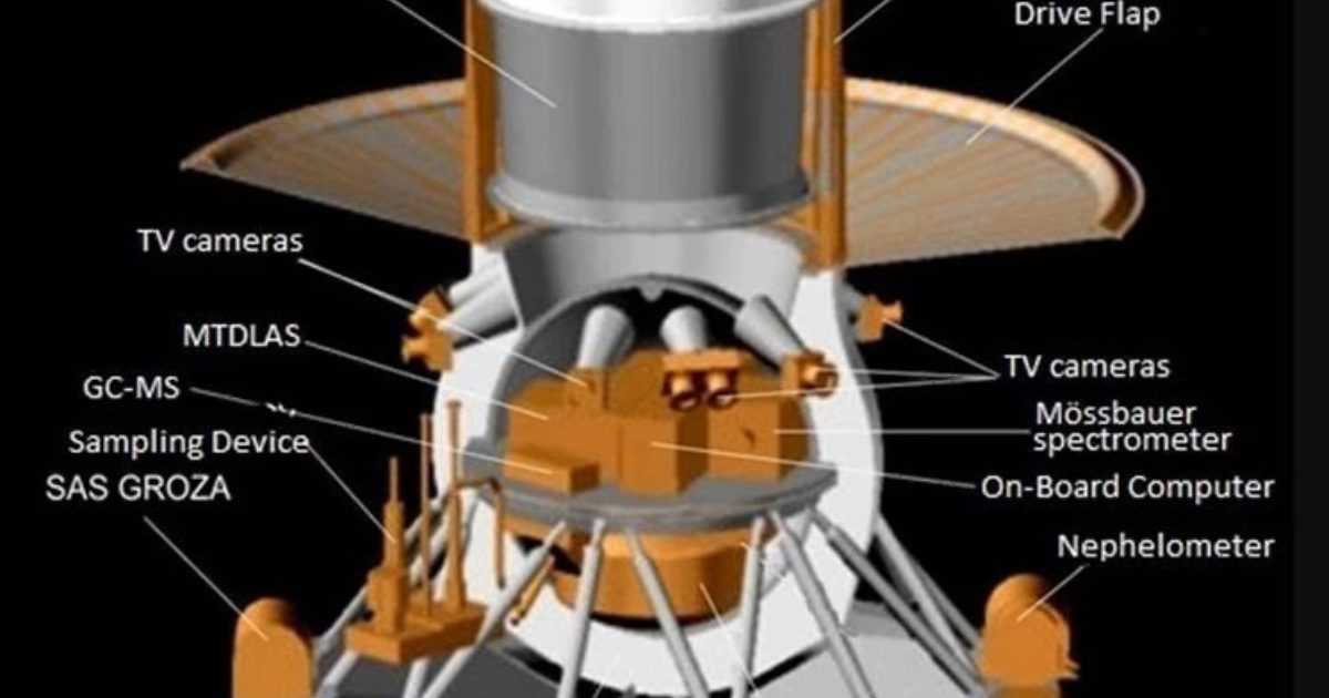 Venera-D concept spacecraft diagram | The Planetary Society