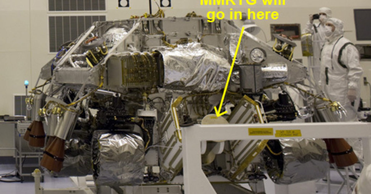 The MMRTG hasn't been installed yet | The Planetary Society