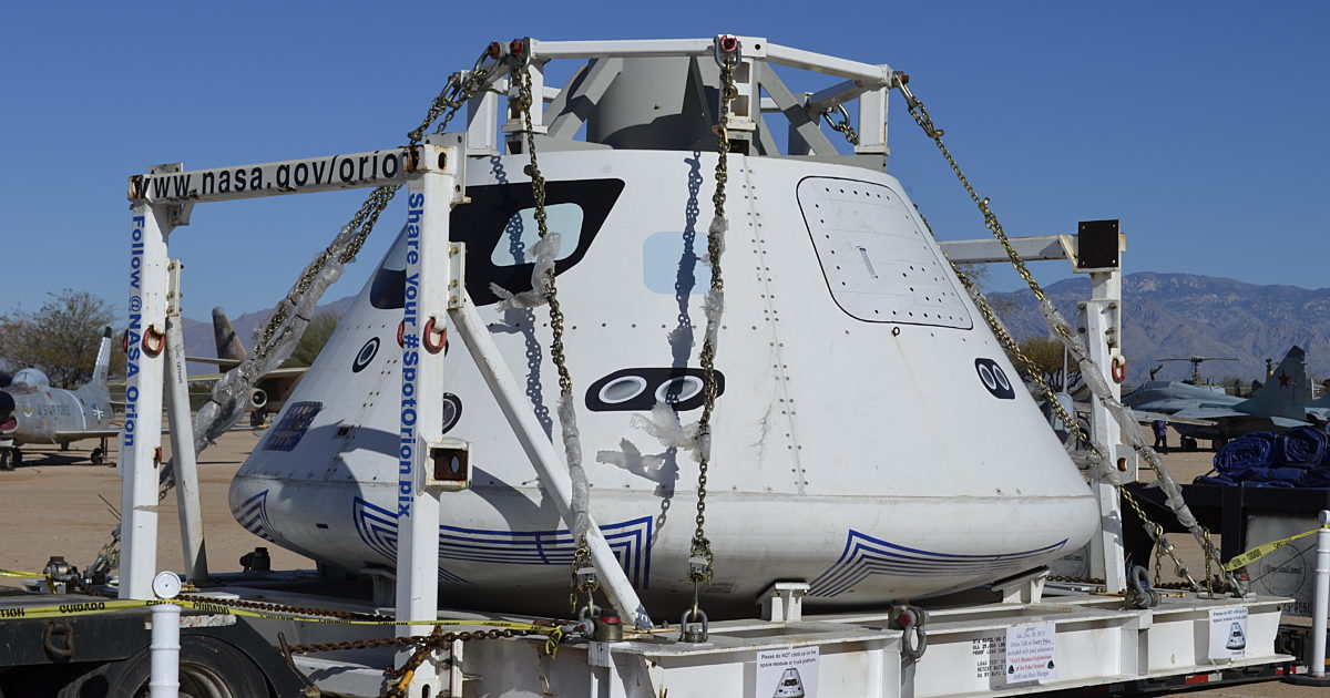 Orion Boilerplate Test Article | The Planetary Society