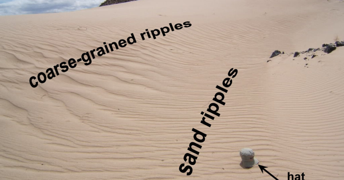 Sand ripples and coarse-grained ripples in… | The Planetary Society