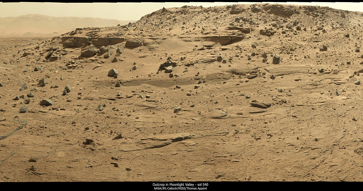 Curiosity panorama sol 543: Northern wall of… | The Planetary Society