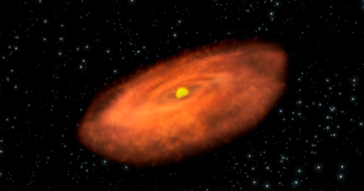 Artist's impression of the protoplanetary… | The Planetary Society