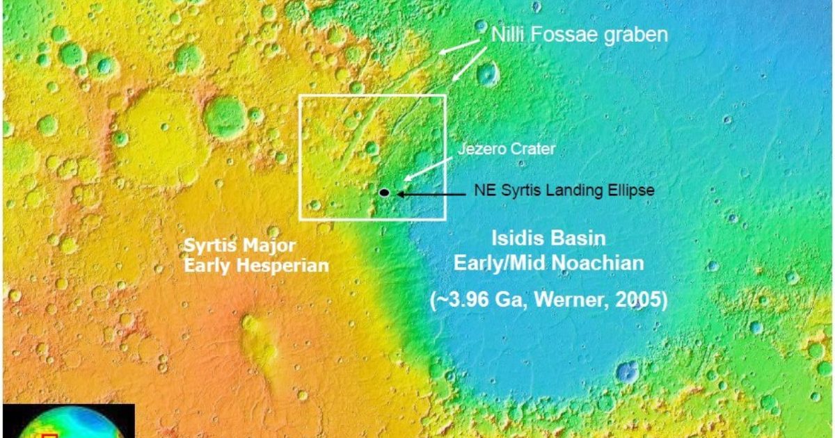 Location of the proposed NE Syrtis Major… | The Planetary Society