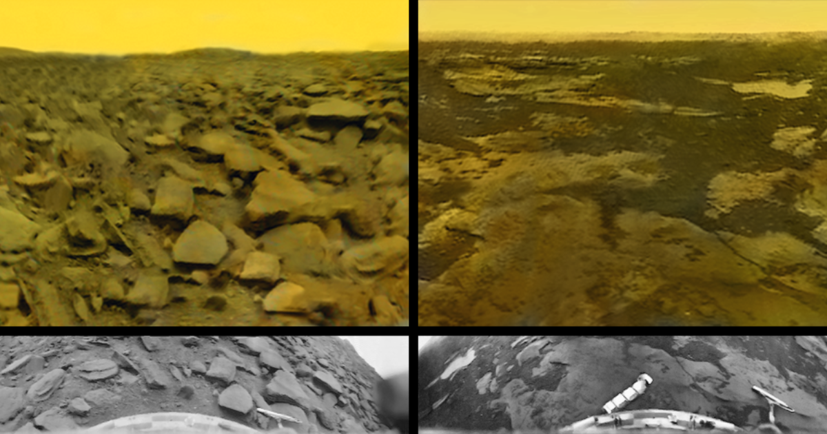 Rectified vs. original Venera 9 and 10… | The Planetary Society