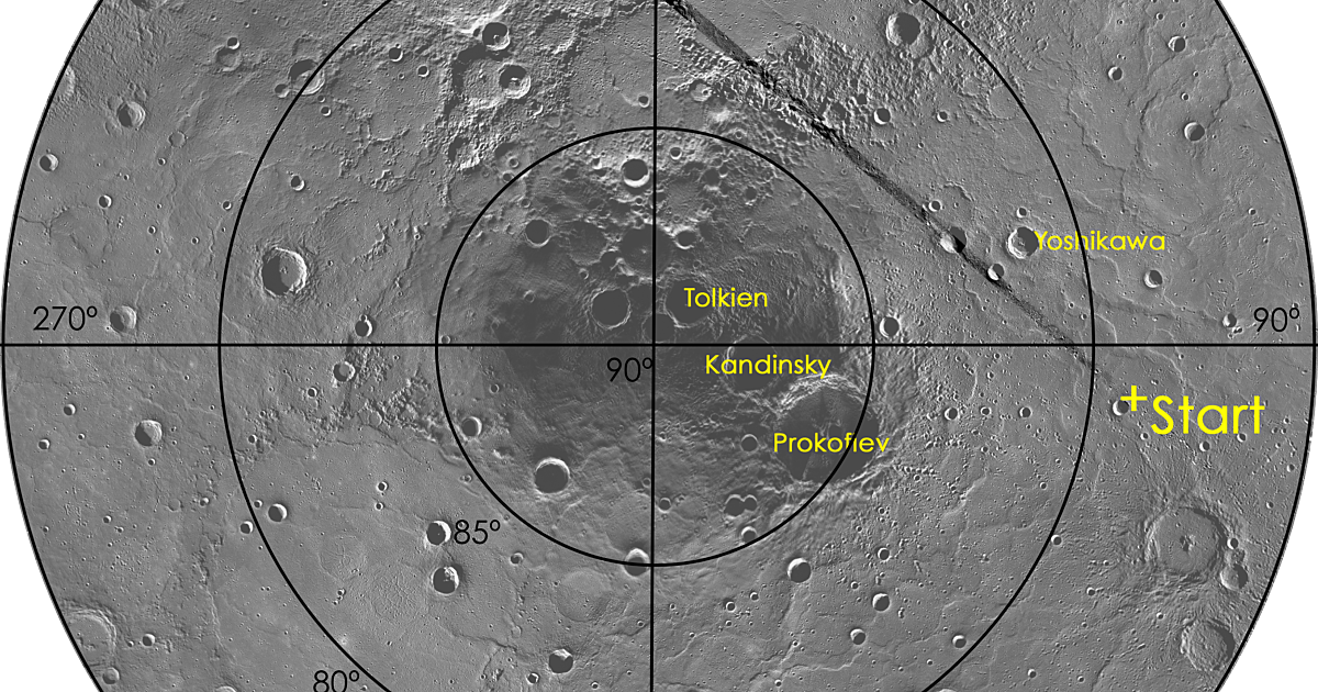 MESSENGER flyover video flight path | The Planetary Society