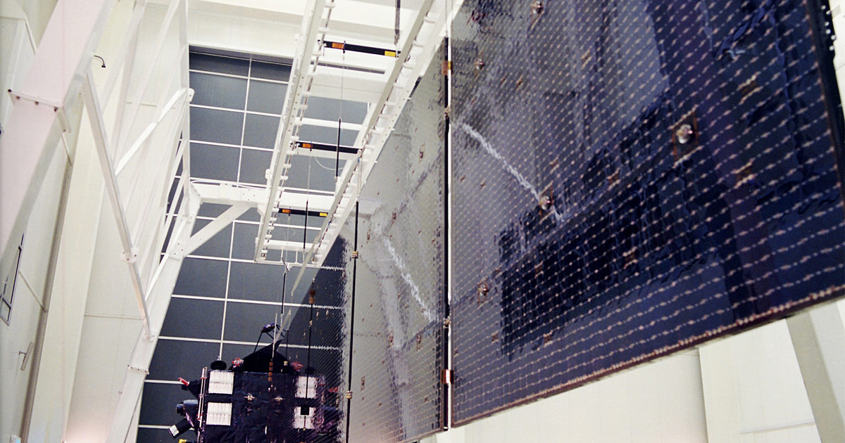 Rosetta's solar panels during deployment… | The Planetary Society