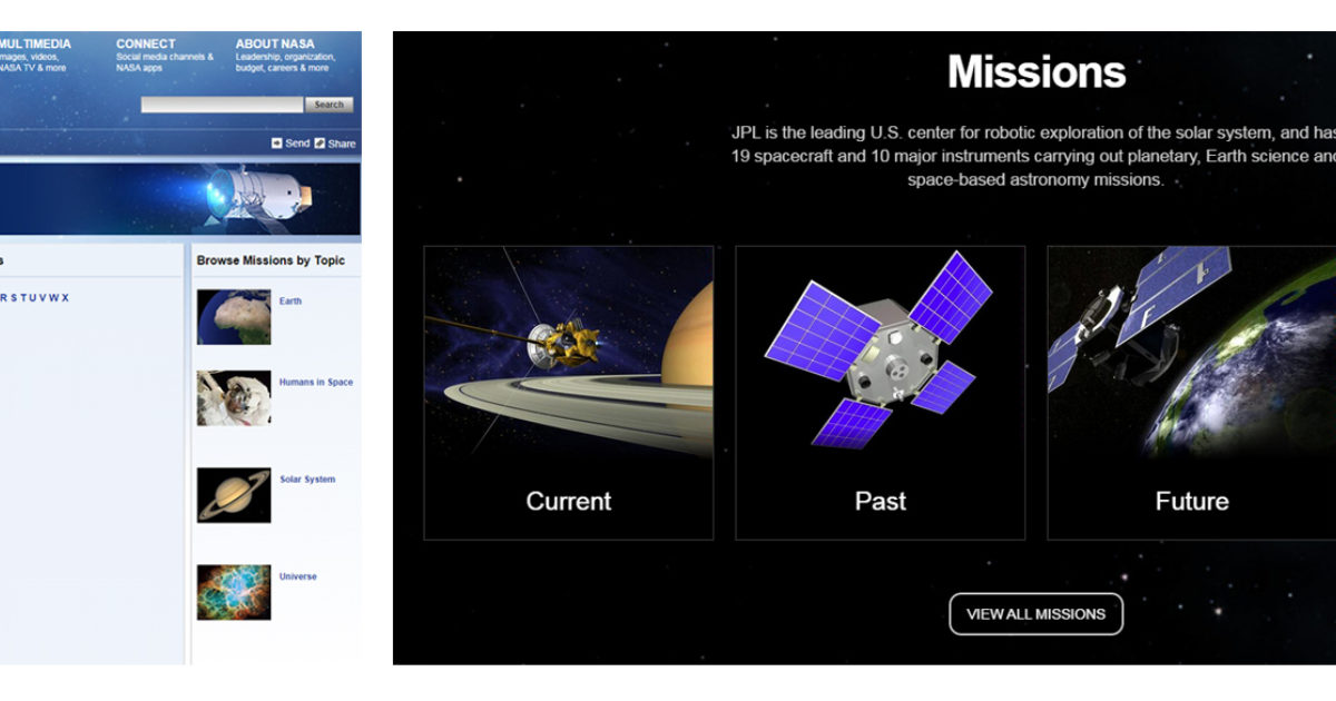Comparing mission pages | The Planetary Society