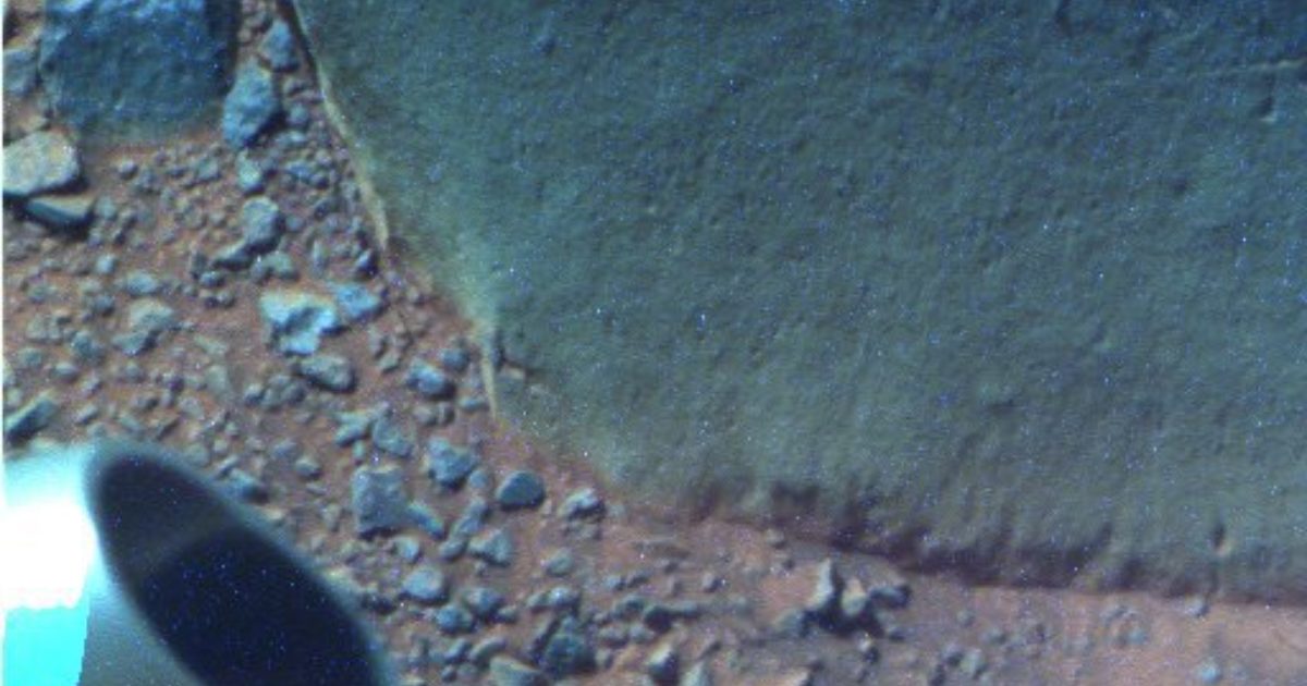 Pancam view of target rock | The Planetary Society