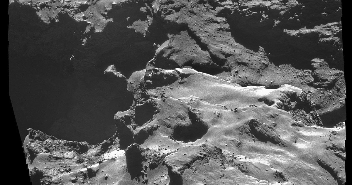 NavCam view of comet Churyumov-Gerasimenko on… | The Planetary Society