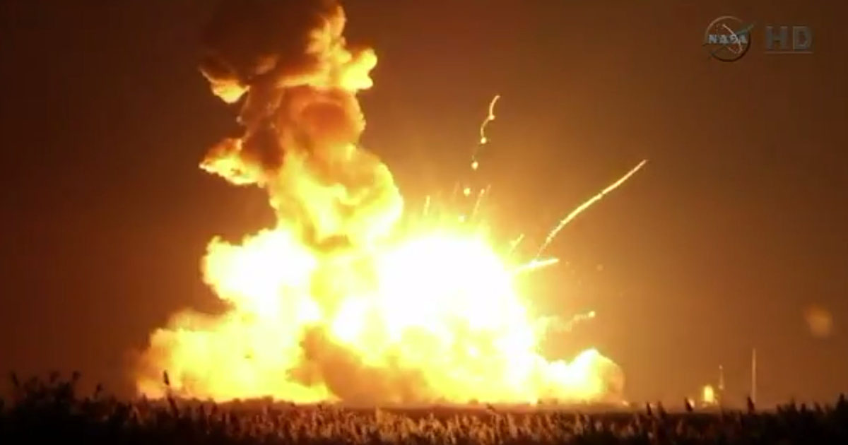 Antares Rocket Explosion