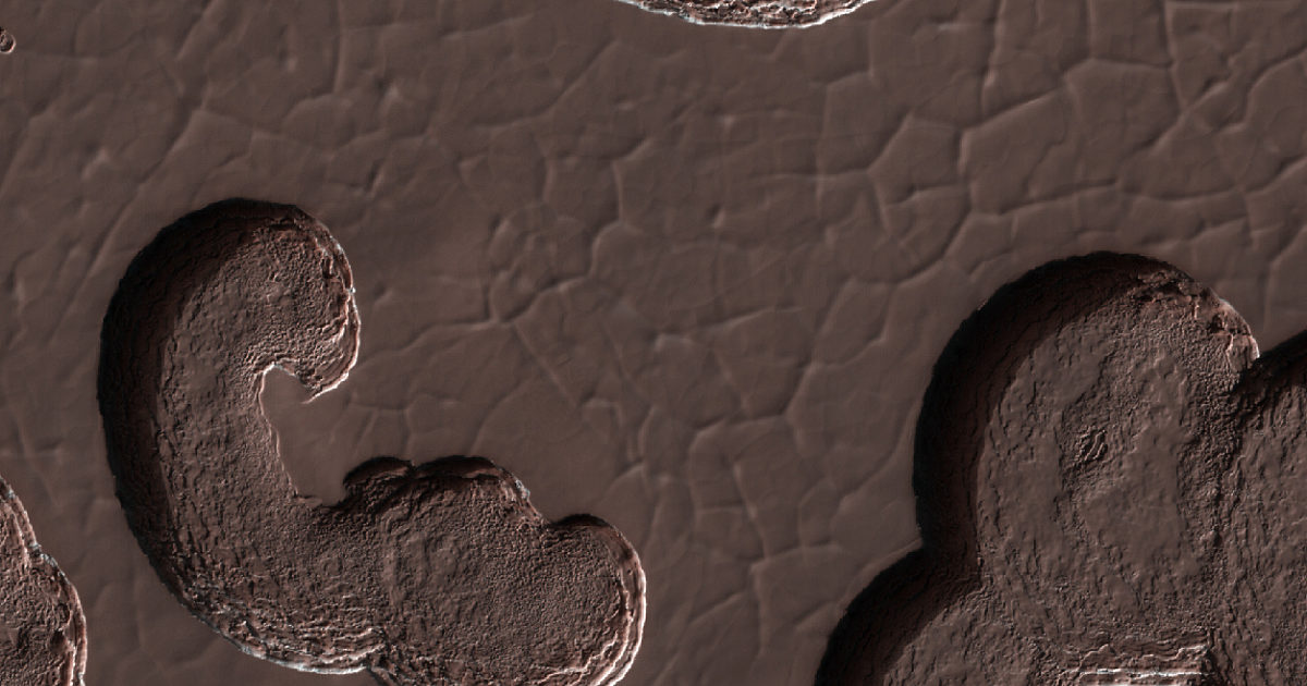 Mars South Polar Ice Cap Formations | The Planetary Society
