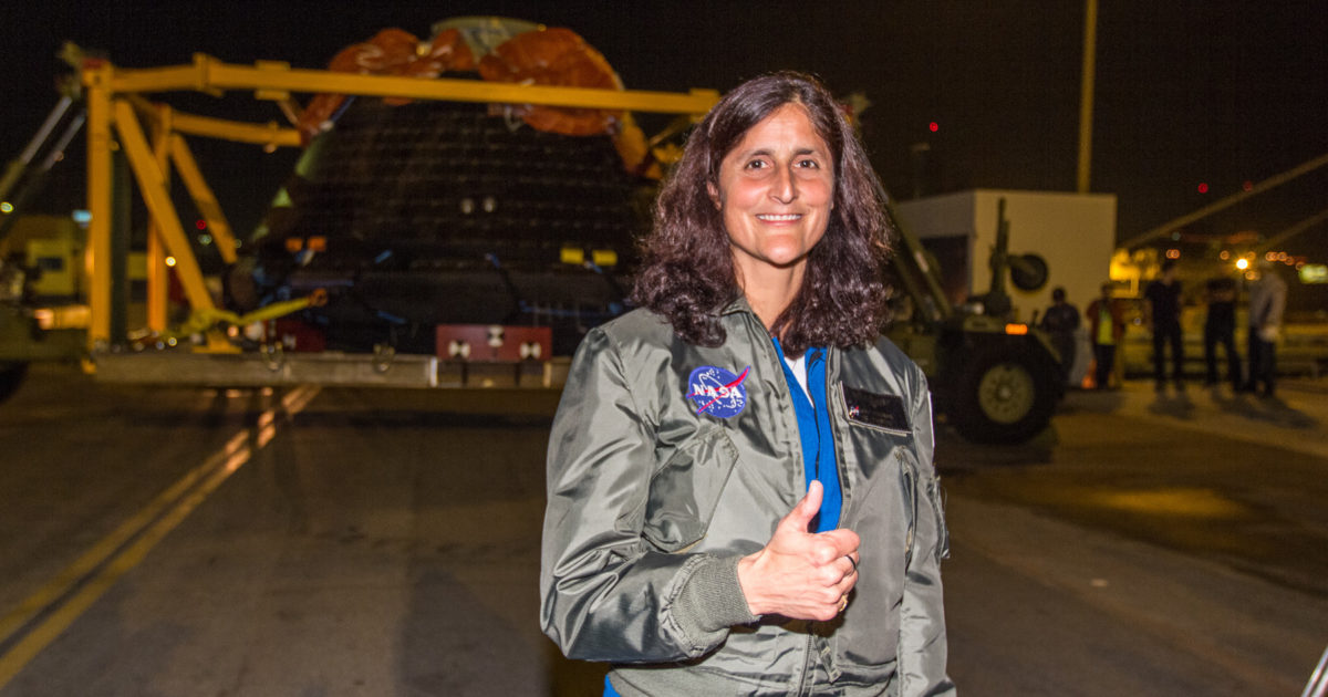 Suni Williams with Orion | The Planetary Society