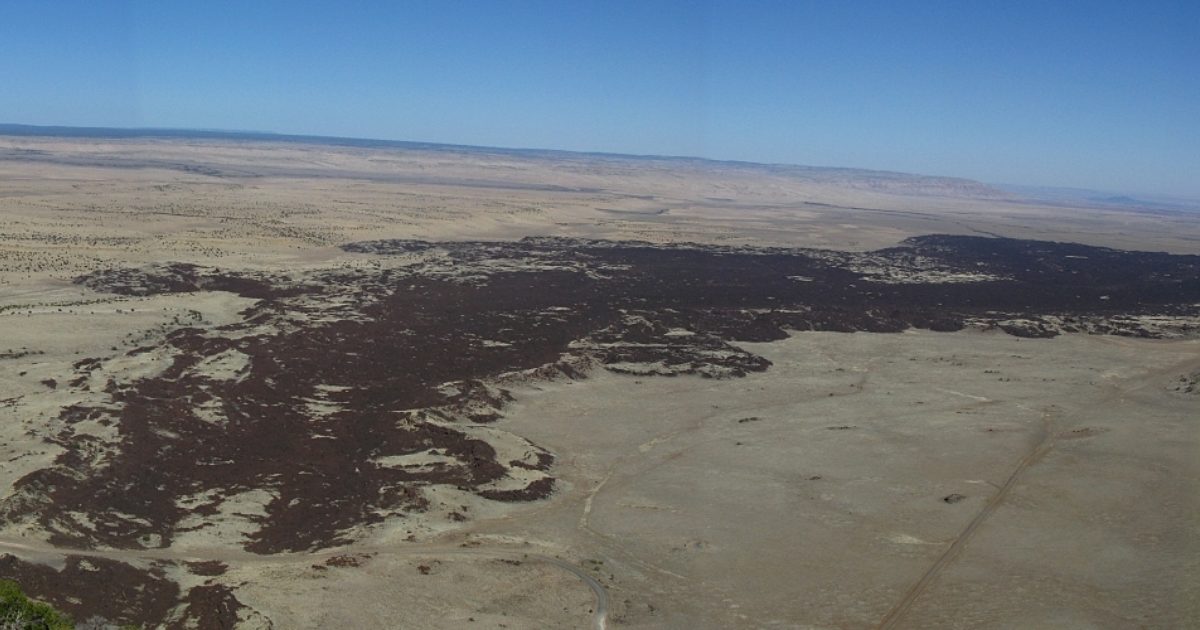 A view of SP flow from the rim of SP cinder… | The Planetary Society