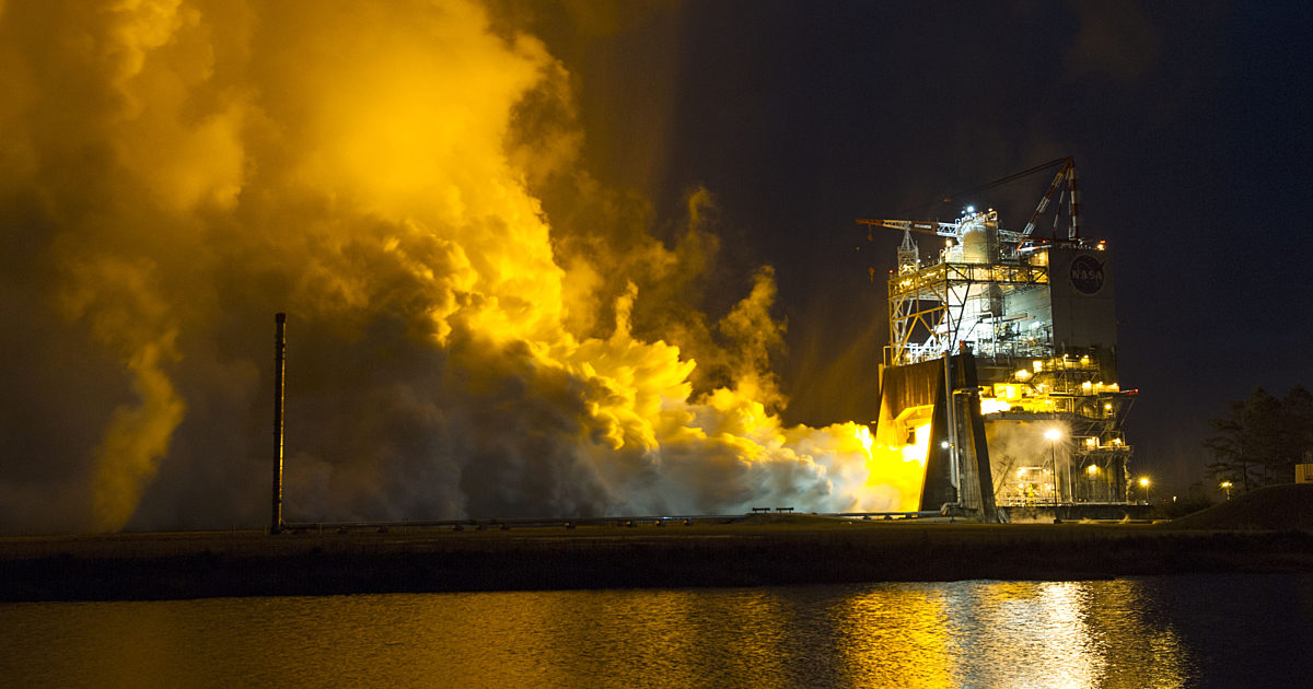 Inaugural SLS RS-25 engine test | The Planetary Society