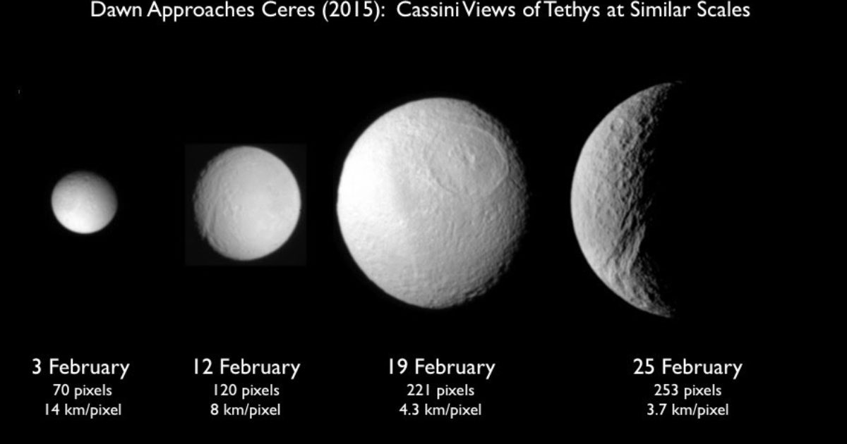 Comparing Tethys to views of Ceres | The Planetary Society
