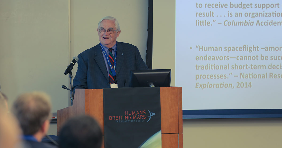 John Logsdon, Humans Orbiting Mars co-chair | The Planetary Society