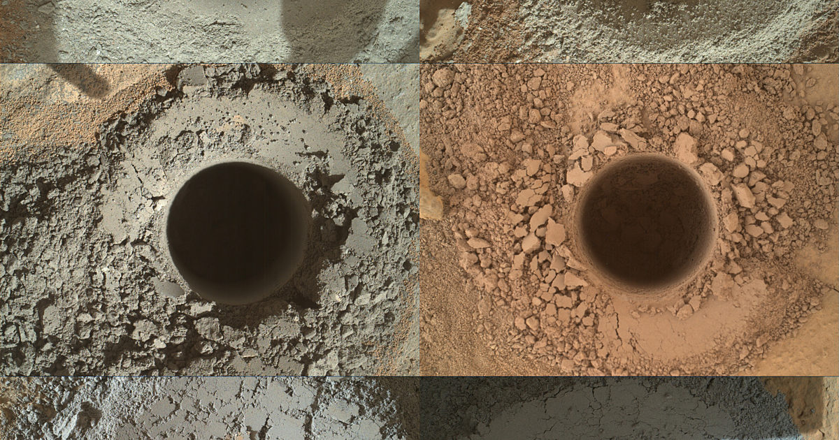 Six Curiosity drill holes on Mars | The Planetary Society
