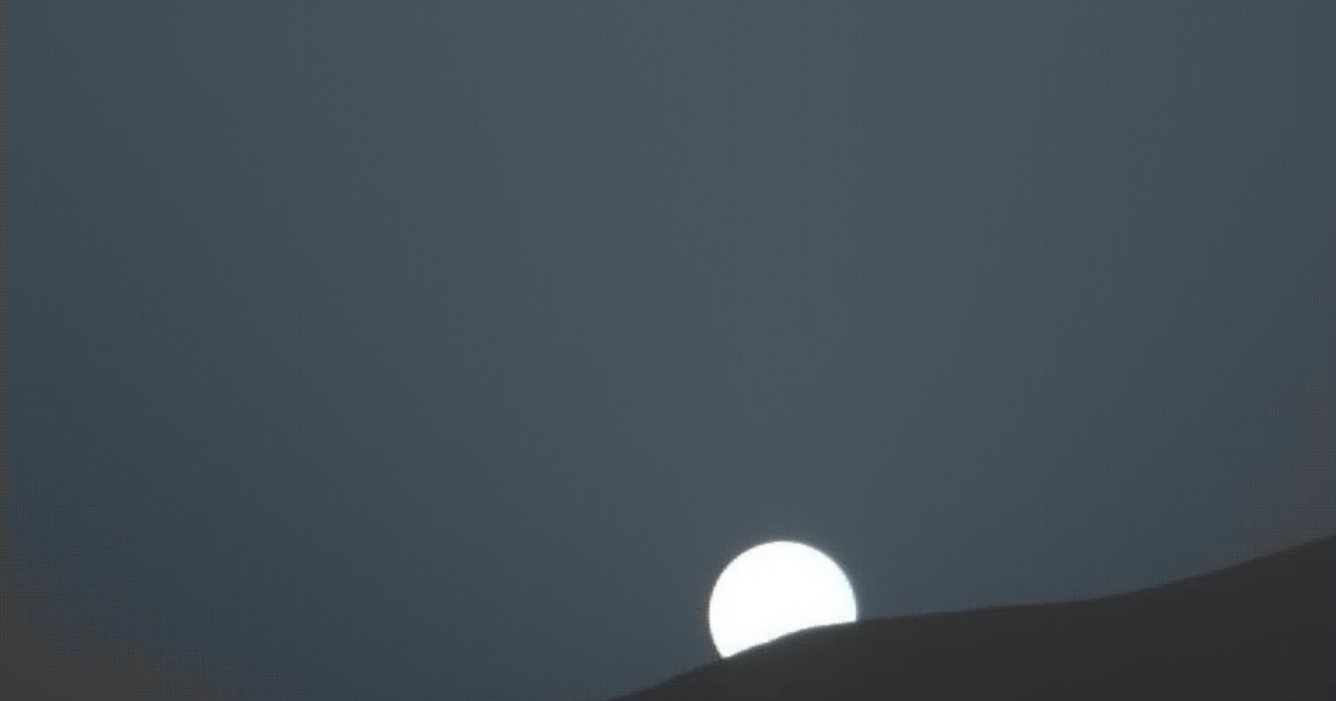 Sunset over Gale Crater | The Planetary Society