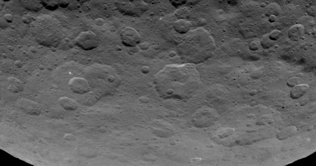 Conical mountain on Ceres (limb view) | The Planetary Society