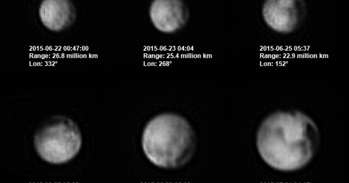 Pluto's progression: June 22 to July 1, 2015… | The Planetary Society