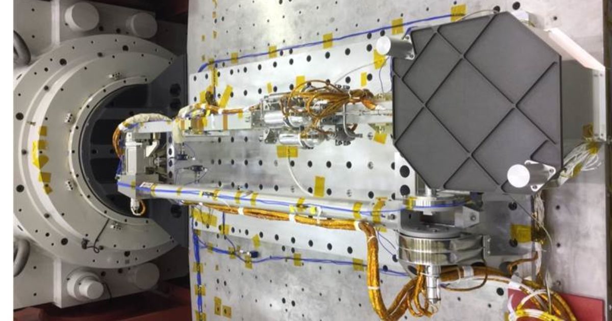 OSIRIS-REx TAGSAM arm and sample container | The Planetary Society