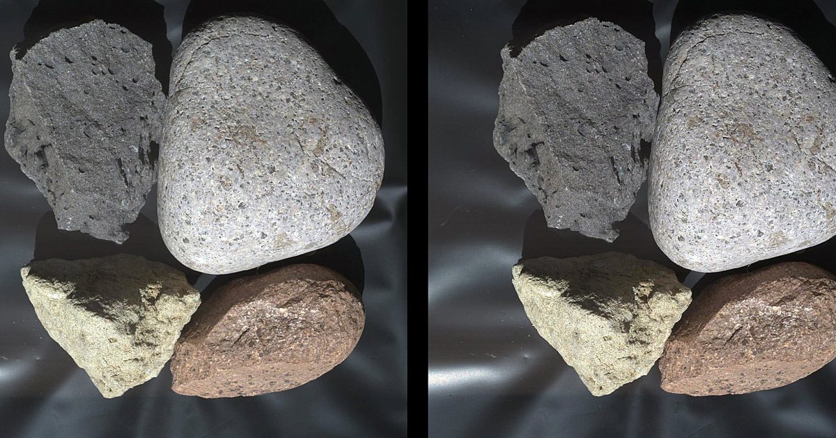 Crossed-eye stereo view of some rounded rocks… | The Planetary Society