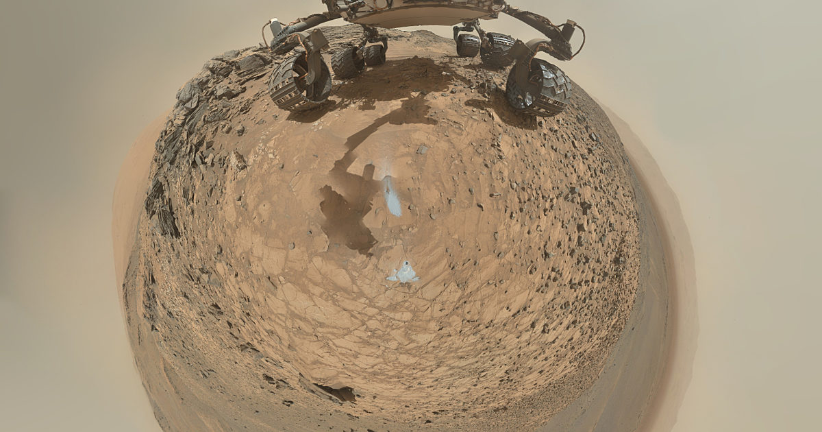 Curiosity self-portrait, sol 1065 (spherical… | The Planetary Society