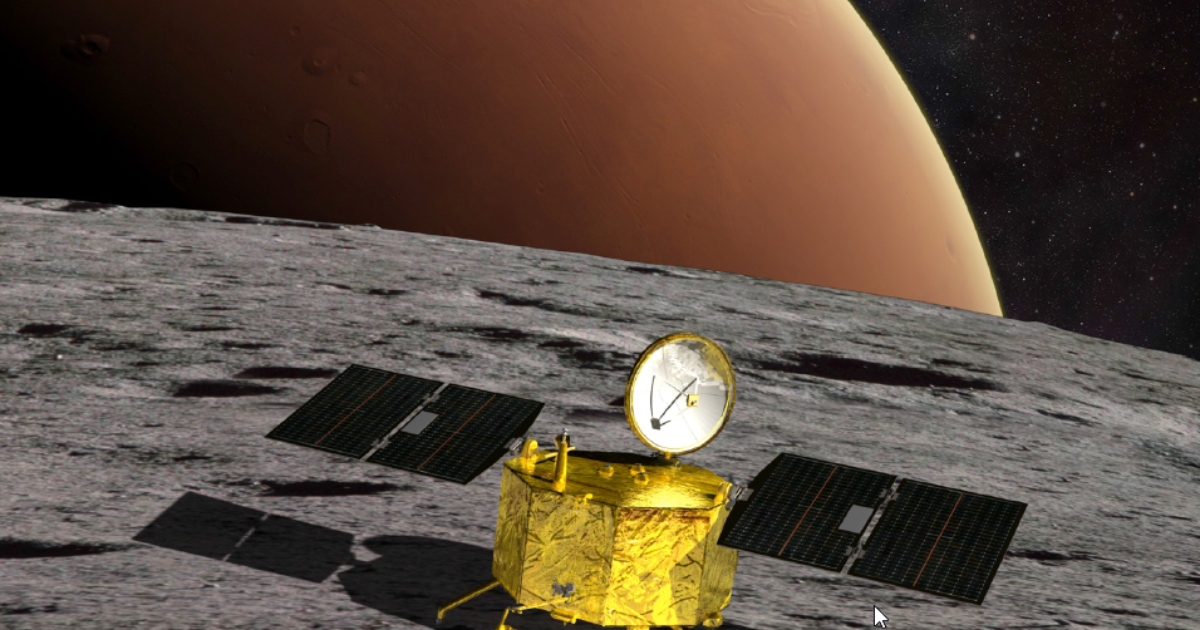 The MERLIN spacecraft on the surface of Phobos | The Planetary Society