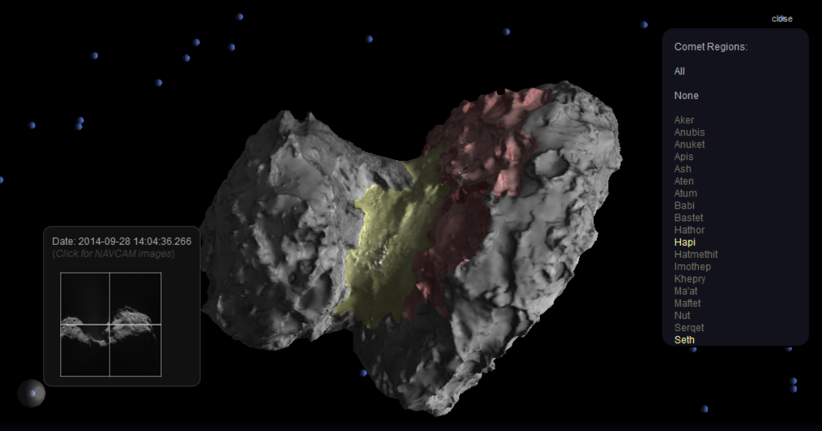 ESA's cool new interactive comet… | The Planetary Society