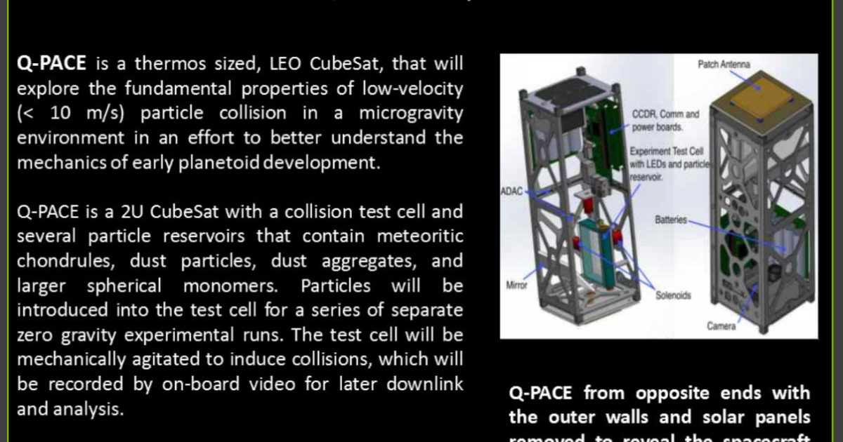 Q-PACE | The Planetary Society