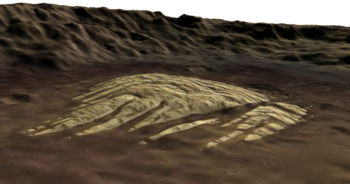 White Rock from Mars Express: 3D flyover | The Planetary Society
