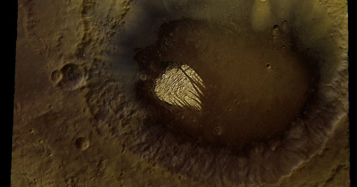 White Rock from Mars Express: color view | The Planetary Society