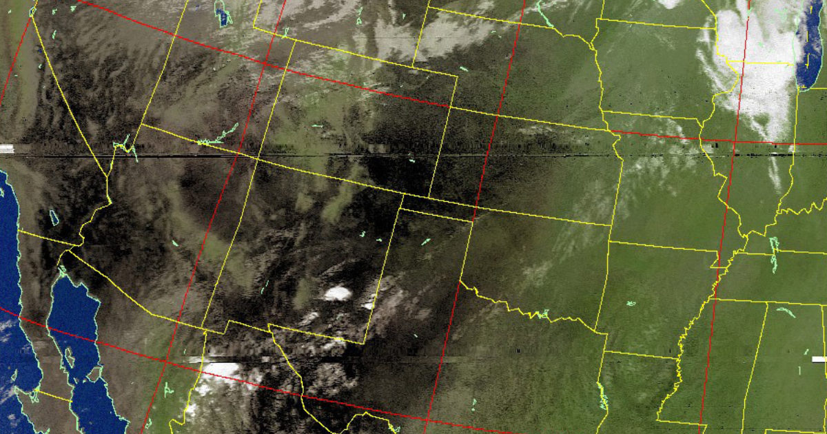 United States from NOAA 19 (colorized with… | The Planetary Society