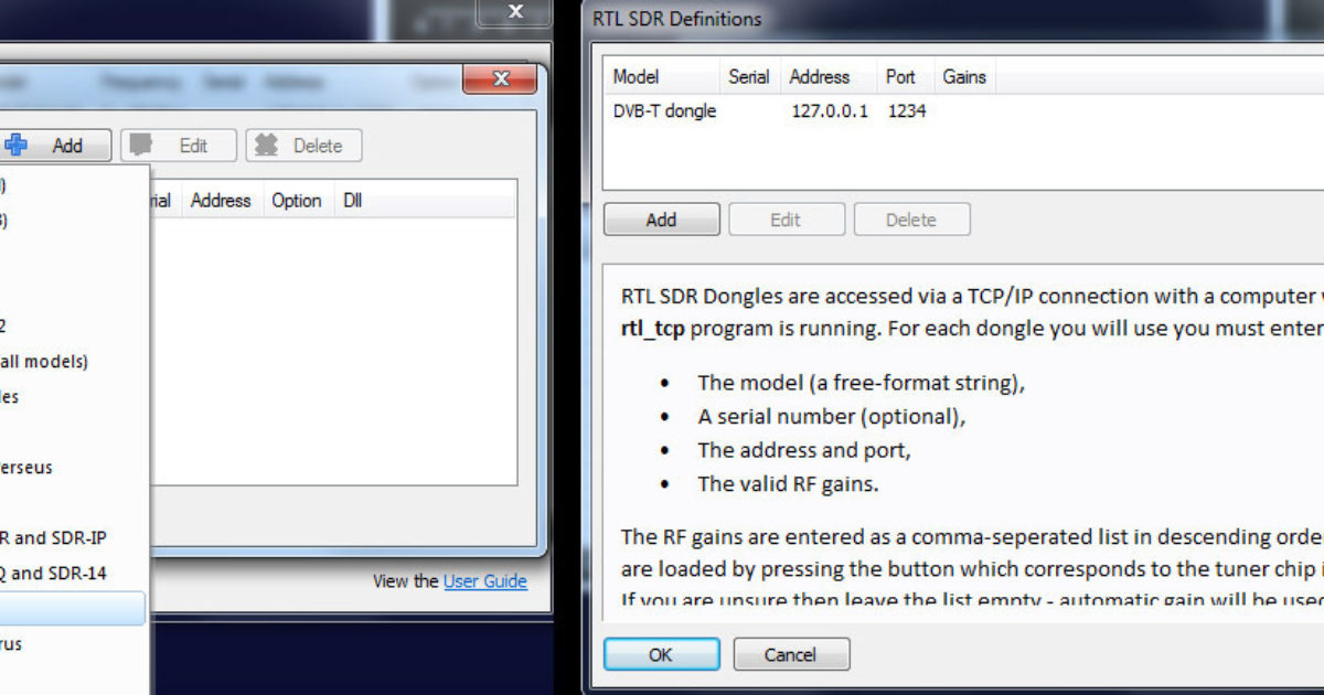 SDR Console radio selection | The Planetary Society