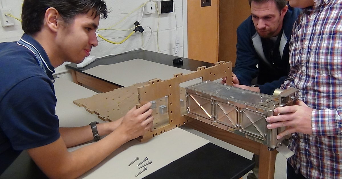 P-POD fit check | The Planetary Society